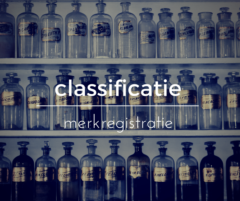 Welke klassen voor registratie van een merk zijn er?